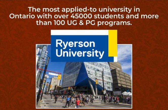 Ryerson Institute of Technology - Study And Work Abroad