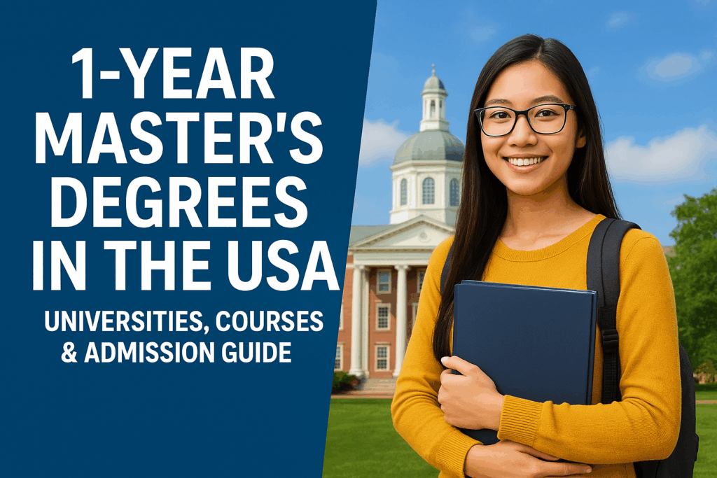 1-Year Master’s Degrees in USA | Universities & Courses